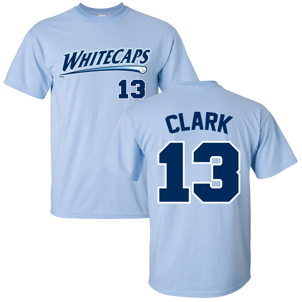 West Michigan Whitecaps Max Clark Player Name/Number Tee – West ...
