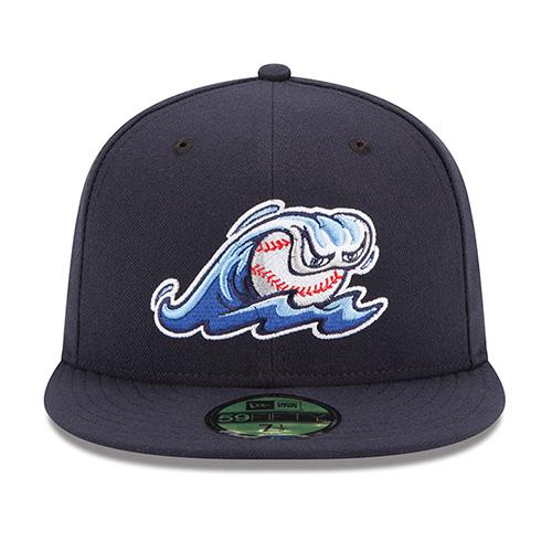 West Michigan Whitecaps New Era Authentic Home Navy Fitted 59FIFTY Cap ...